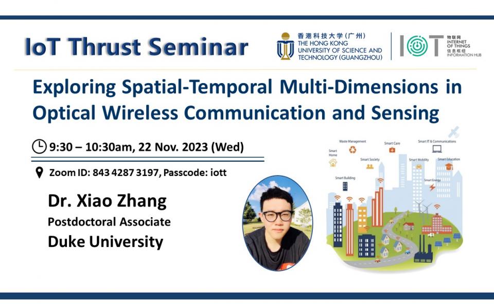 Iot Thrust Seminar Exploring Spatial Temporal Multi Dimensions In